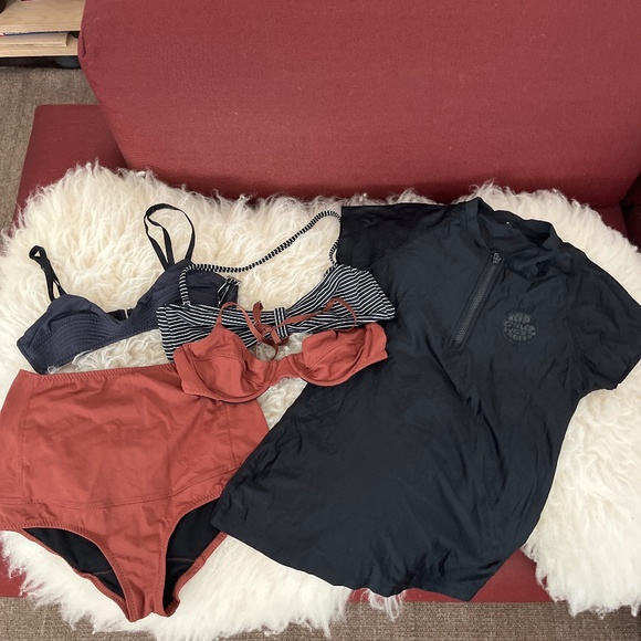 Malia Mills | Jackets & Coats | Malia Millsgiejorip Curl Swim Kit ...